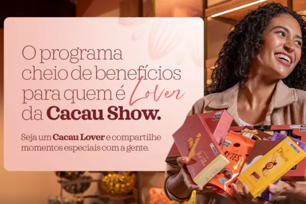 Cadastro Cacau Lovers | Ganhe prêmios e experimente
